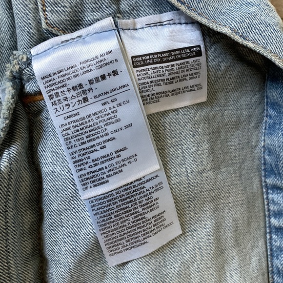 Levi's | Jackets & Coats | Levis Angel Oasis Jasmine Denim Jacket ...